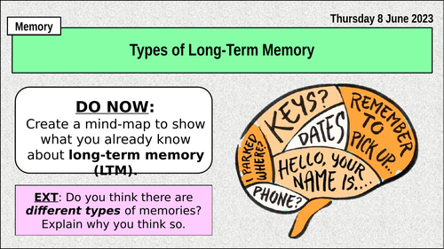 A-Level Psychology - TYPES OF LONG-TERM MEMORY [Memory Topic ...