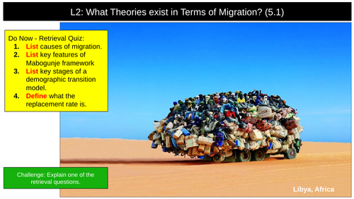 Migration Theories | Teaching Resources