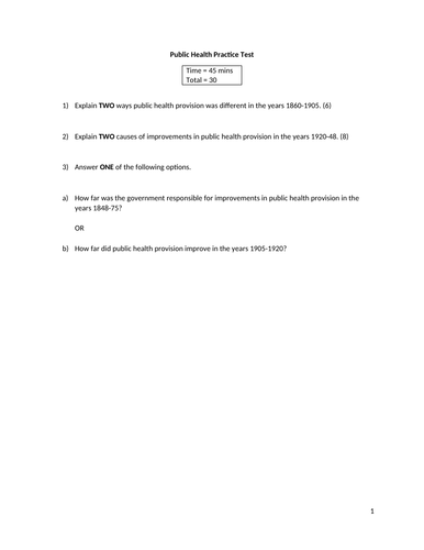 Medicine Practice Test Pack - Paper 2 | Teaching Resources