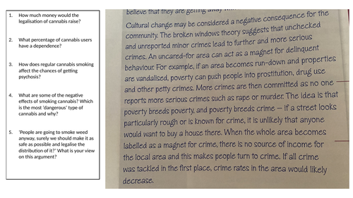 Unit 1, 1.3 WJEC Criminology | Teaching Resources
