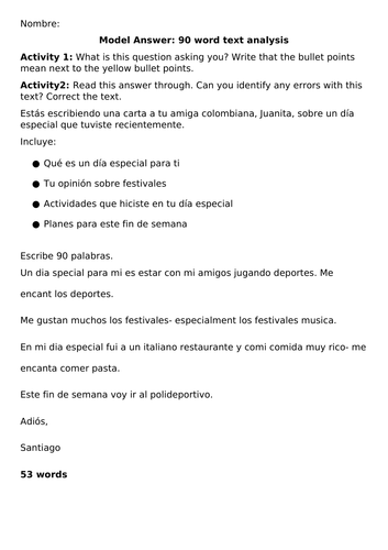 Spanish 90 word step by step trainer | Teaching Resources
