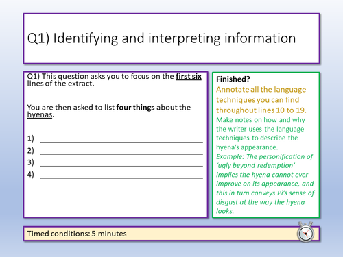 AQA English Language Paper 1 June 2023 | Teaching Resources