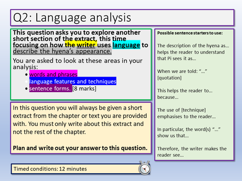 AQA English Language Paper 1 June 2023 | Teaching Resources