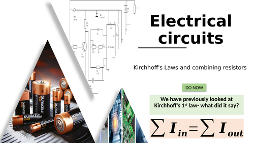 OCR A level Electrical Circuits *COMPLETE* Lesson series | Teaching ...