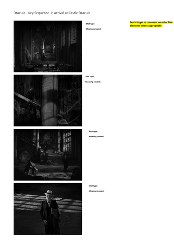Dracula - Eduqas GCSE Film Studies PowerPoint | Teaching Resources