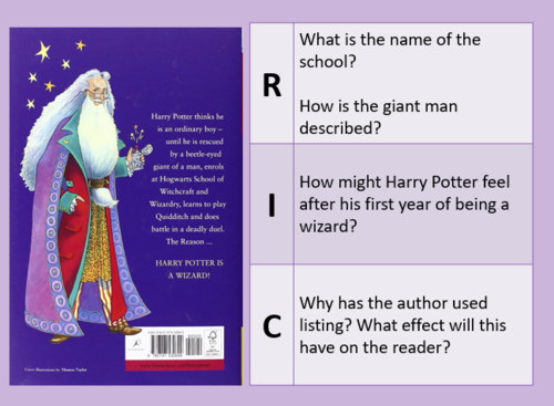 RIC Starter (Retrieval, Inference and Choice) Powerpoint | Teaching ...