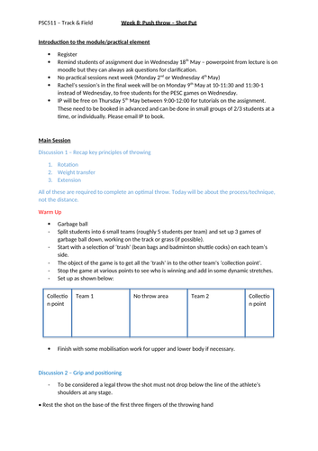 Athletics Lesson Plans | Teaching Resources