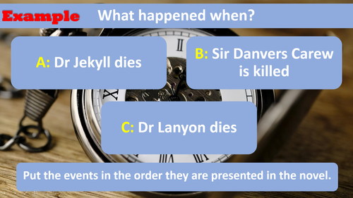 Dr Jekyll and Mr Hyde Mega Quiz | Teaching Resources