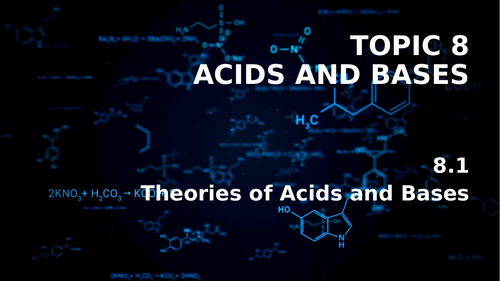 IB Chemistry - Topic 8 - 8.1 Theories of Acids and Bases | Teaching ...