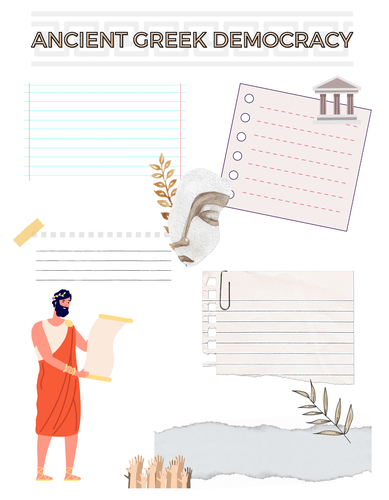 Ancient Greek Democracy Fact-File Poster | Teaching Resources