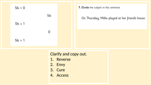 Year 6 SATS morning work | Teaching Resources