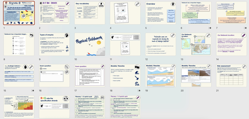 Coastal fieldwork, Geography, AQA, 9-1 Complete Sequence | Teaching Resources