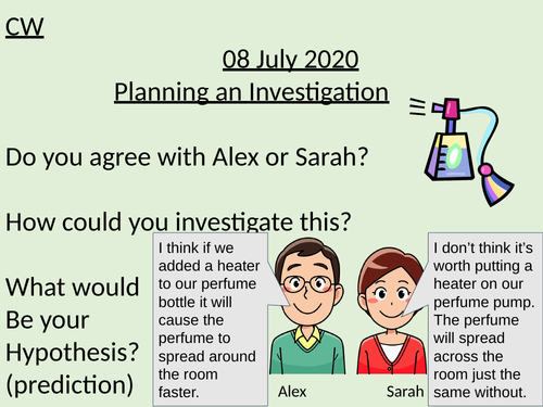 Planning an investigation | Teaching Resources