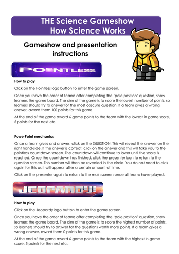 THE Ultimate Science Quiz Show Game- How Science Works & The Scientific ...