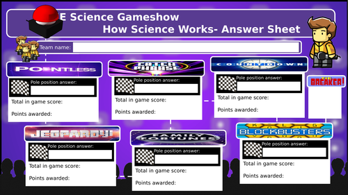 THE Ultimate Science Quiz Show Game- How Science Works & The Scientific ...