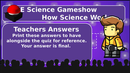 THE Ultimate Science Quiz Show Game- How Science Works & The Scientific ...