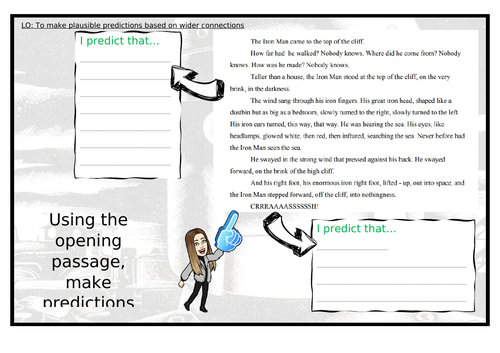 Reading Comprehension - The Iron Man (Week 1) | Teaching Resources