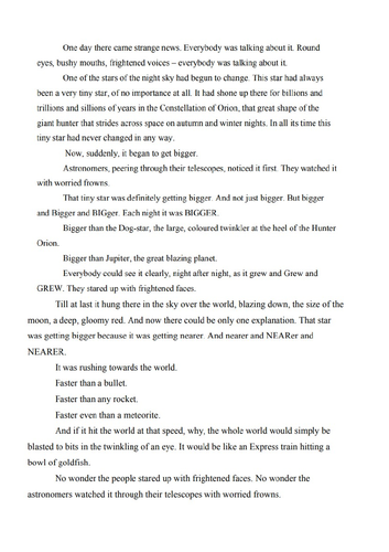 Reading Comprehension - The Iron Man (Week 3) | Teaching Resources