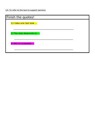 Reading Comprehension - The Land of Roar (Week 3) | Teaching Resources