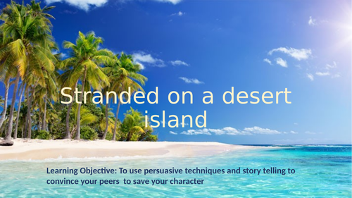 Stranded on a Desert Island Activity | Teaching Resources