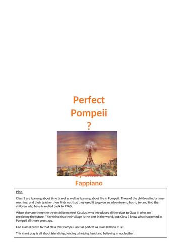 Perfect Pompeii Play Script | Teaching Resources