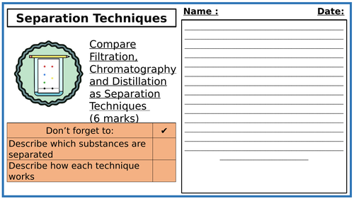 BUNDLE (10) - KS3 Science 6 Mark Questions with Markscheme (Year 8 ...