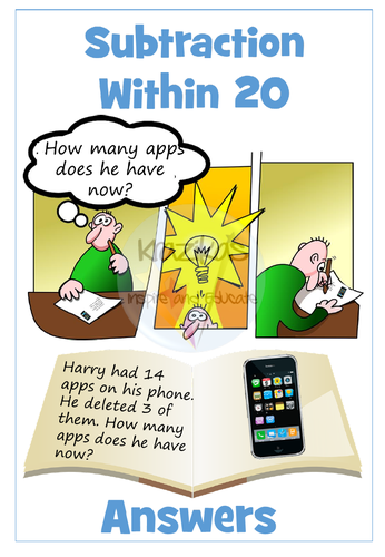 Aqa Entry Level 1 Maths Subtraction Within 20 Teaching Resources