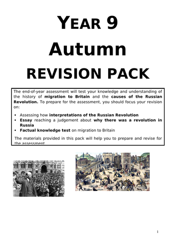 Causes of the Russian Revolution | Teaching Resources