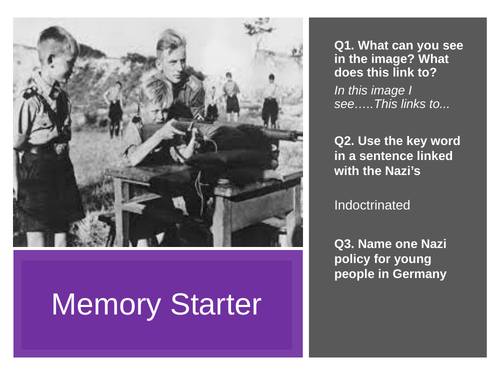 AQA Germany: Democracy to Dictatorship | Teaching Resources