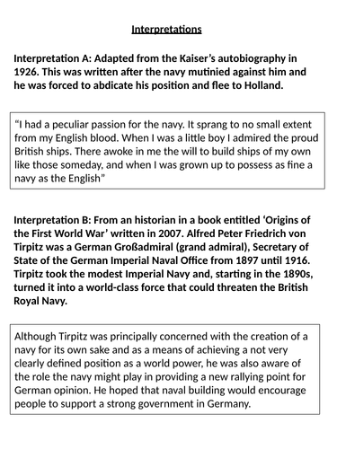 AQA Germany: Democracy to Dictatorship | Teaching Resources