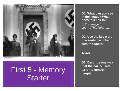 AQA Germany: Democracy to Dictatorship | Teaching Resources