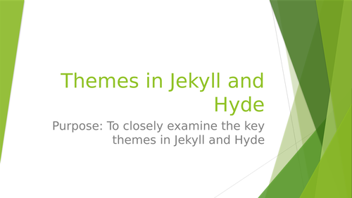 Themes in Jekyll and Hyde | Teaching Resources