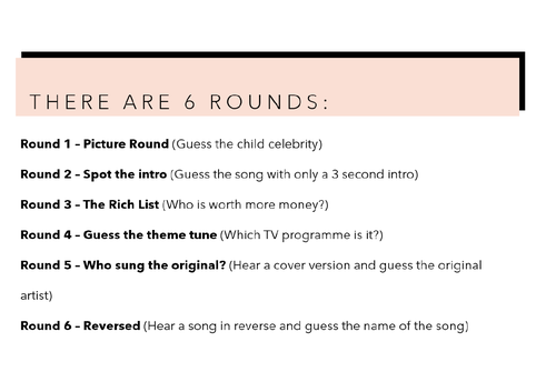 End of Year Quiz (Music) 2023 6 Rounds! | Teaching Resources