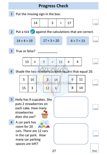 AQA Entry Level 1 Maths - Addition - PowerPoint Lesson and Workbook ...