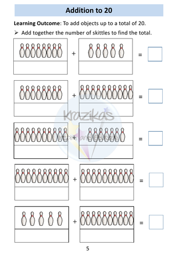 AQA Entry Level 1 Maths - Addition - PowerPoint Lesson and Workbook ...