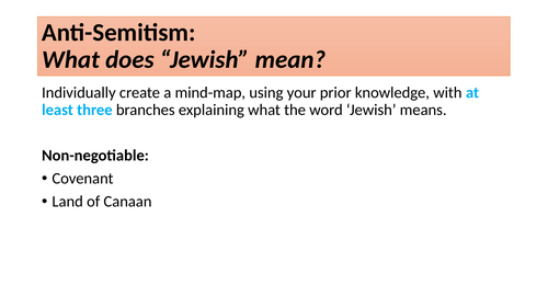RE Anti-Semitism PPT & lesson | Teaching Resources