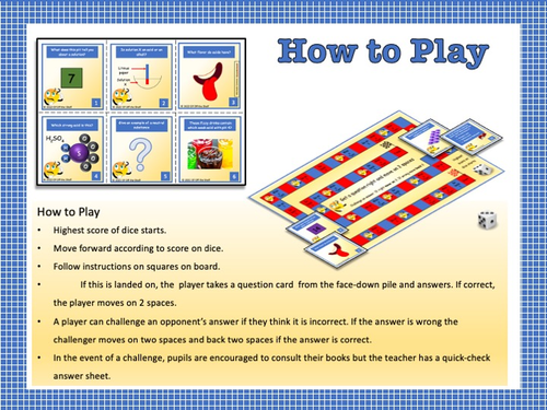 Acids Bases and Indicators Board Game KS3 | Teaching Resources