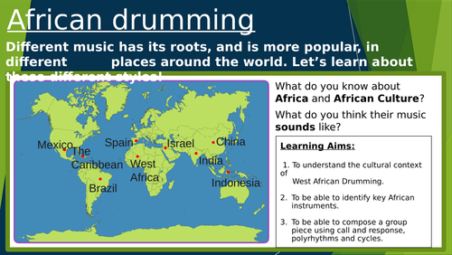 KS3 World Music - Africa / African Drumming | Teaching Resources