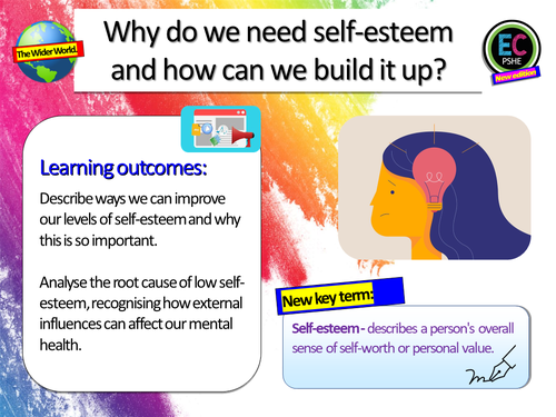 Self-Esteem + Building Self-Esteem | Teaching Resources