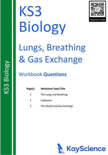 KS3 Lungs & Breathing Question Booklet | Biology | Teaching Resources