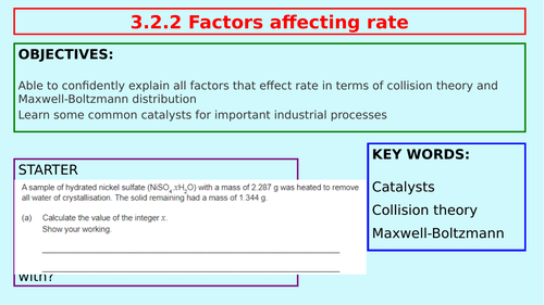 3. Factors affecting rate | Teaching Resources