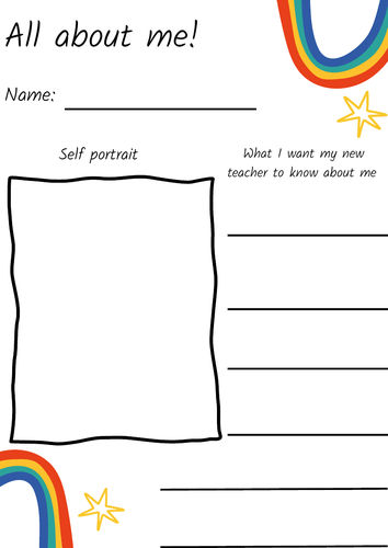 What I want my teacher to know | Teaching Resources