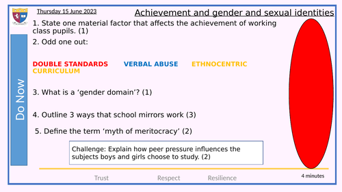 AQA Sociology internal and external factors affecting achievement ...