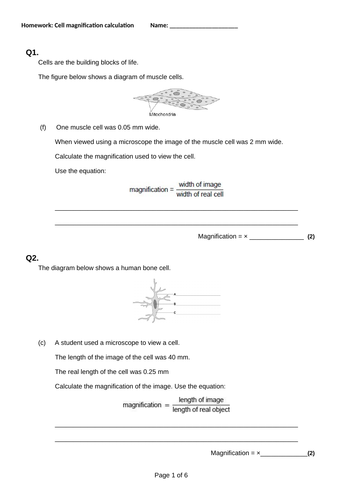 B1.1 + B1.2 - world of microscope + animal and plant cells | Teaching ...