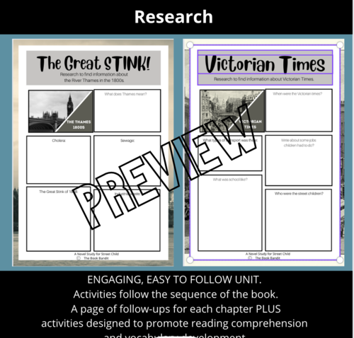 STREET CHILD by Berlie Doherty NOVEL STUDY and Literacy Unit | Teaching ...