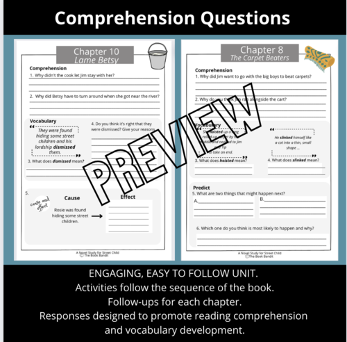 STREET CHILD by Berlie Doherty NOVEL STUDY and Literacy Unit | Teaching ...