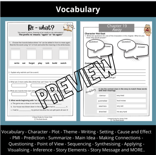 STREET CHILD by Berlie Doherty NOVEL STUDY and Literacy Unit | Teaching ...