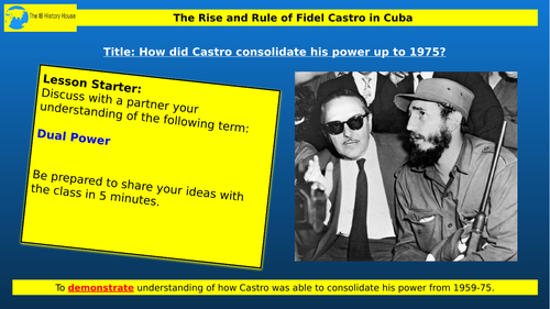 IB History - Castro's Consolidation of Power | Teaching Resources