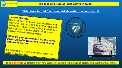 IB History - Authoritarian Control in Castro's Cuba | Teaching Resources