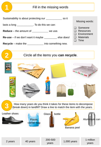 How can we care for our environment and be sustainable? | Teaching ...